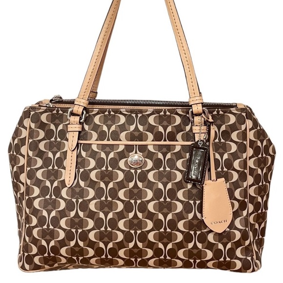 Coach | Bags | Coach Peyton Dream C Jordan Double Zip Carryall | Poshmark